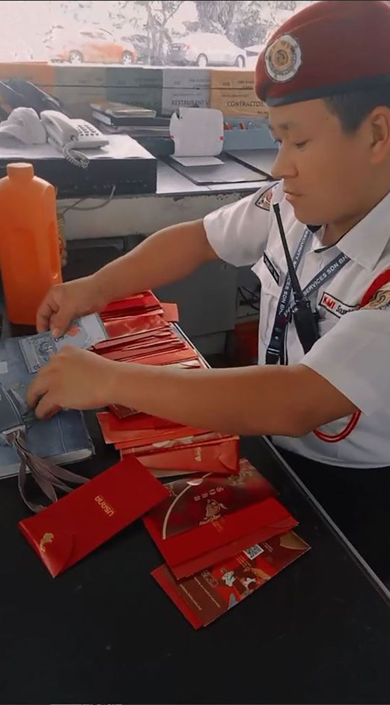 【内附视频】公寓保安拆红包满满一桌惹全网羡慕 | 新生活报 - ILifePost爱生活