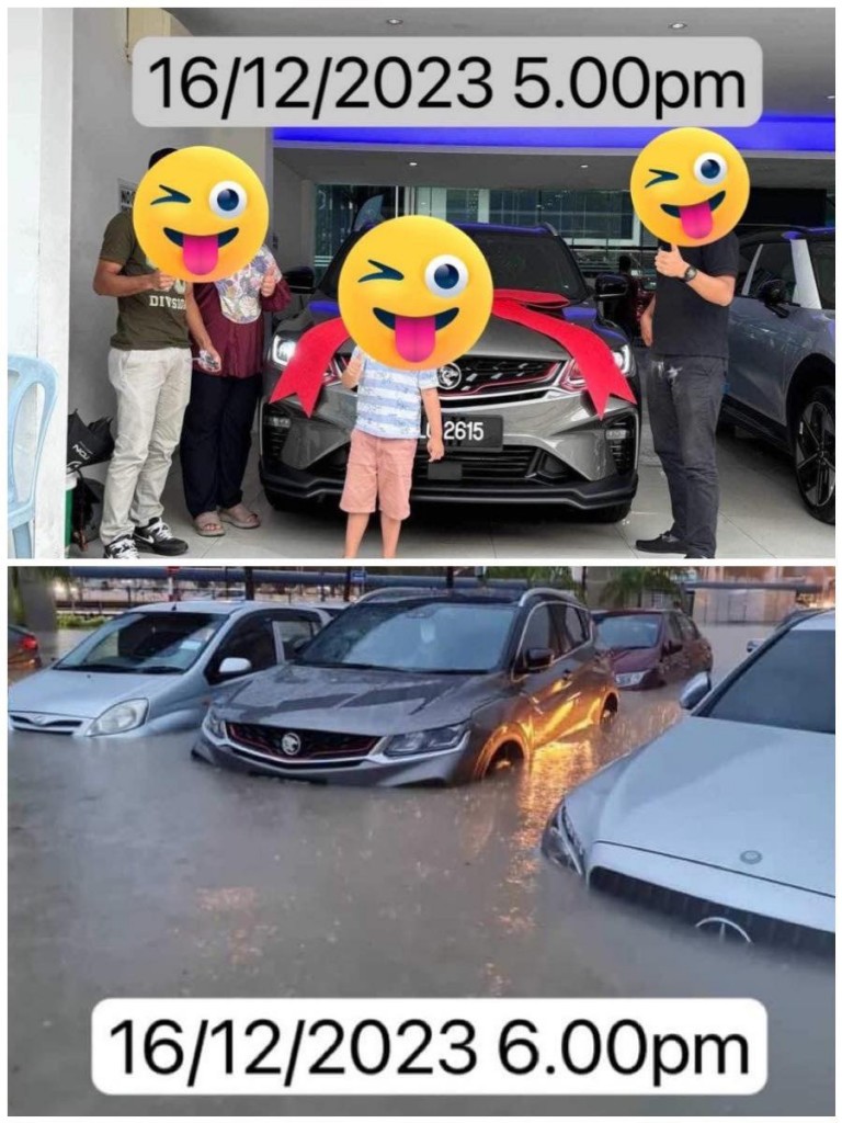 新车才出1小时惨遭泡水 夫妻欲哭无泪 | 新生活报 - ILifePost爱生活