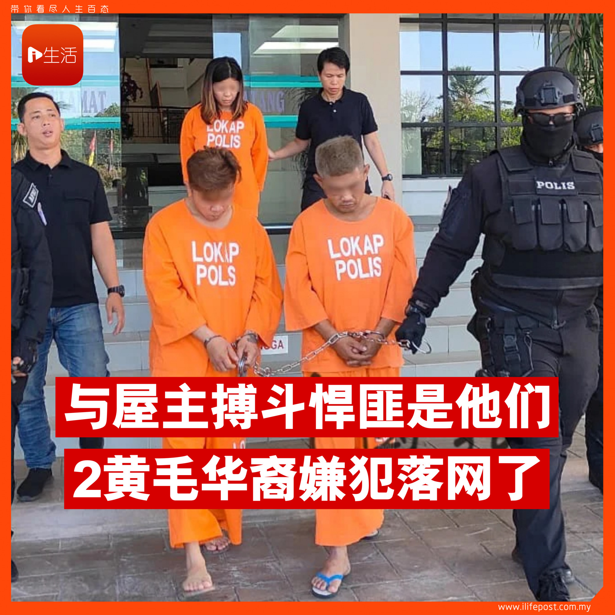 与屋主搏斗悍匪是他们 2黄毛华裔嫌犯落网了 | 新生活报 - ILifePost爱生活