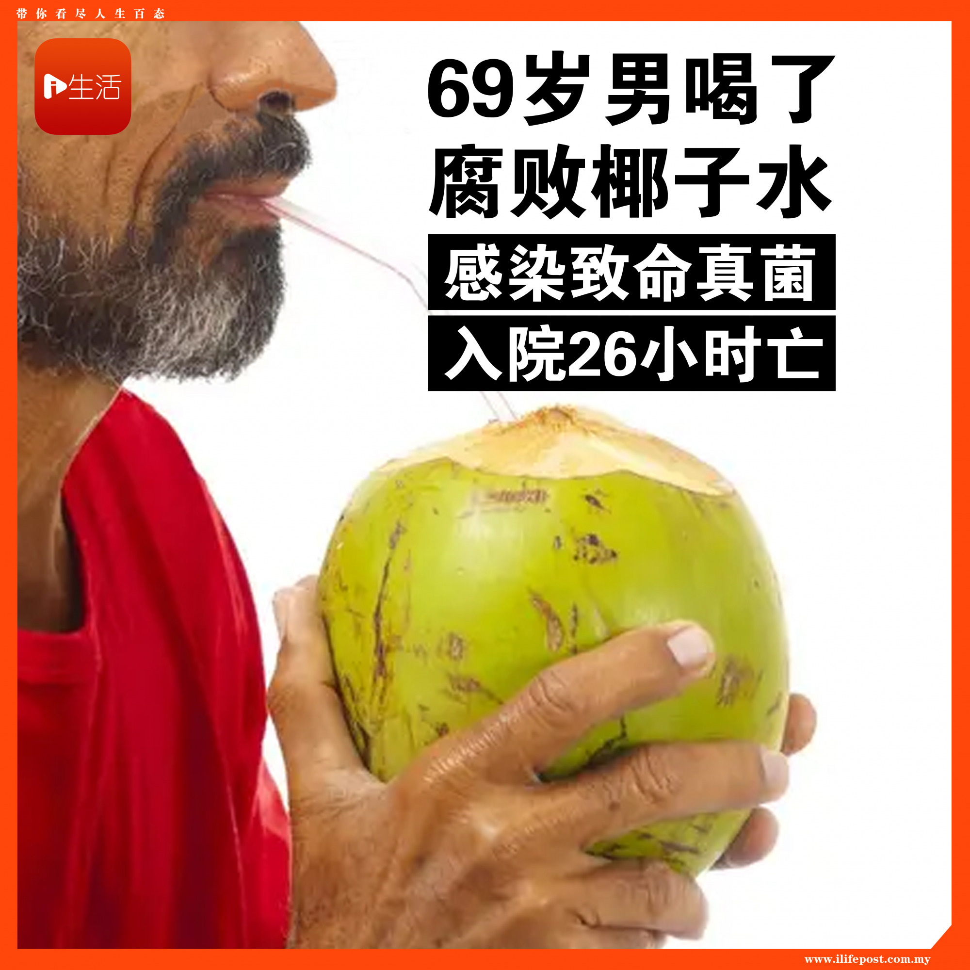 只喝一小口！丹麦男子饮用腐败椰子水 感染致命真菌入院26小时身亡 | 新生活报 - ILifePost爱生活