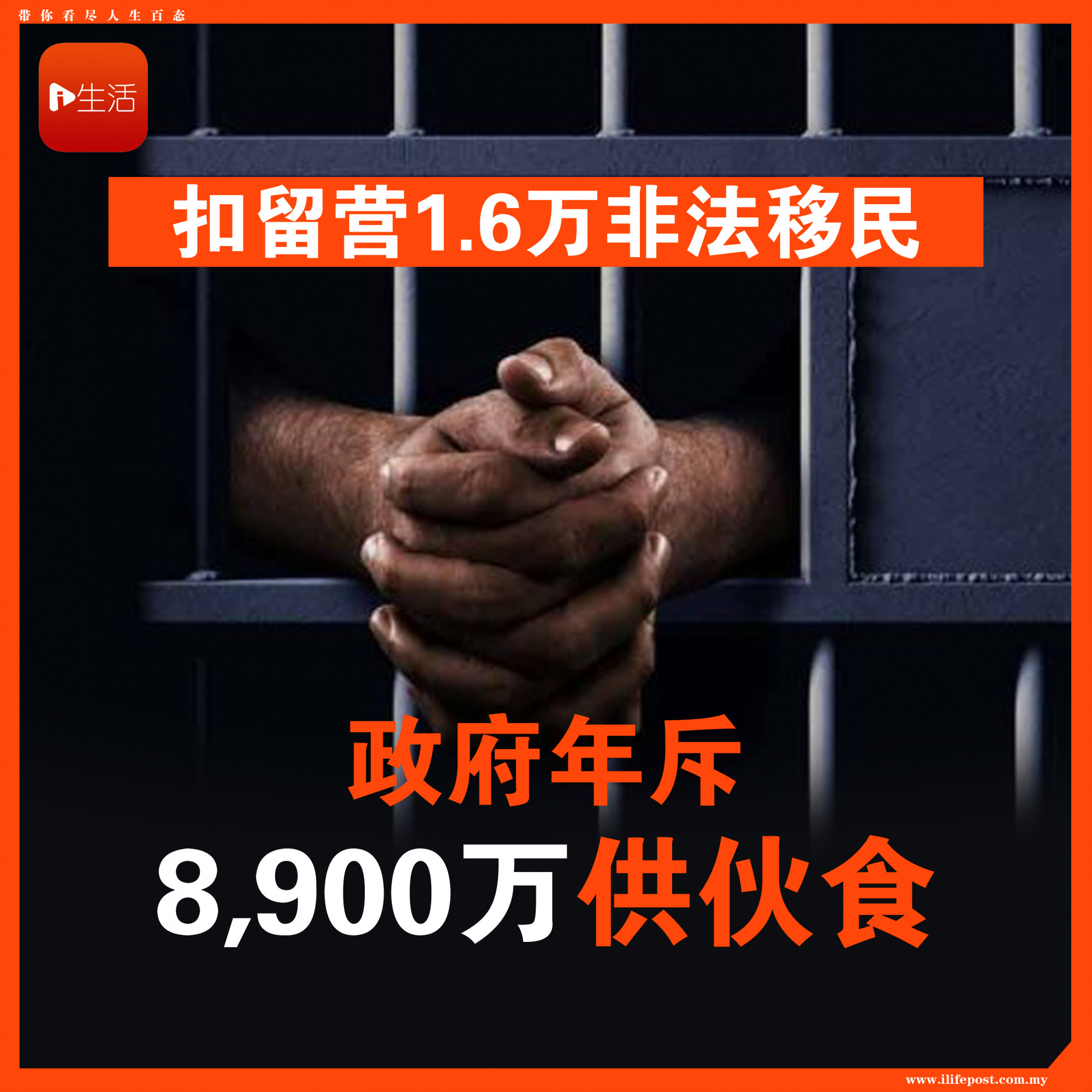 扣留营1.6万非法移民 政府年斥8,900万供伙食 | 新生活报 - ILifePost爱生活